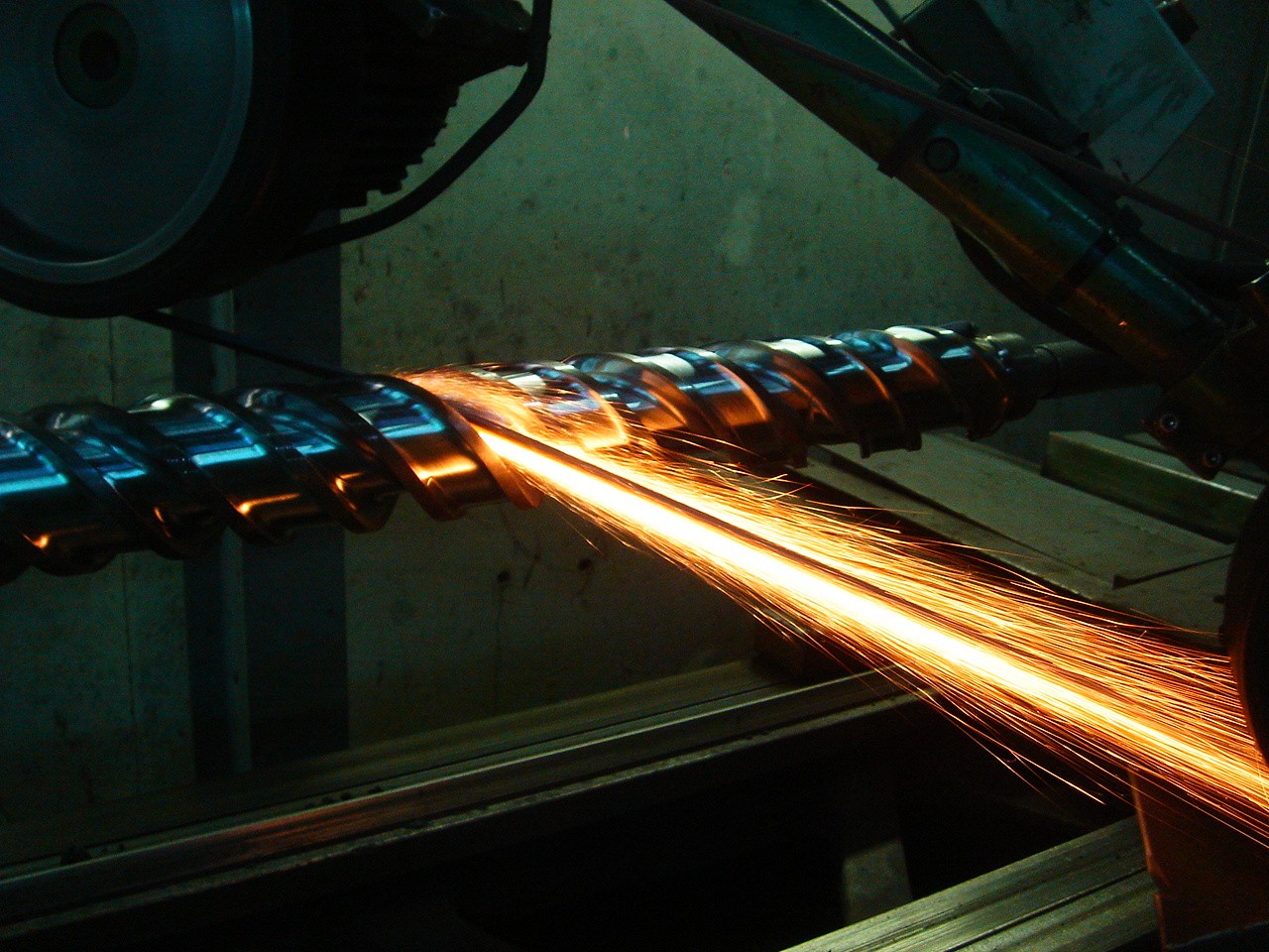 Extrusion screws - Polishing