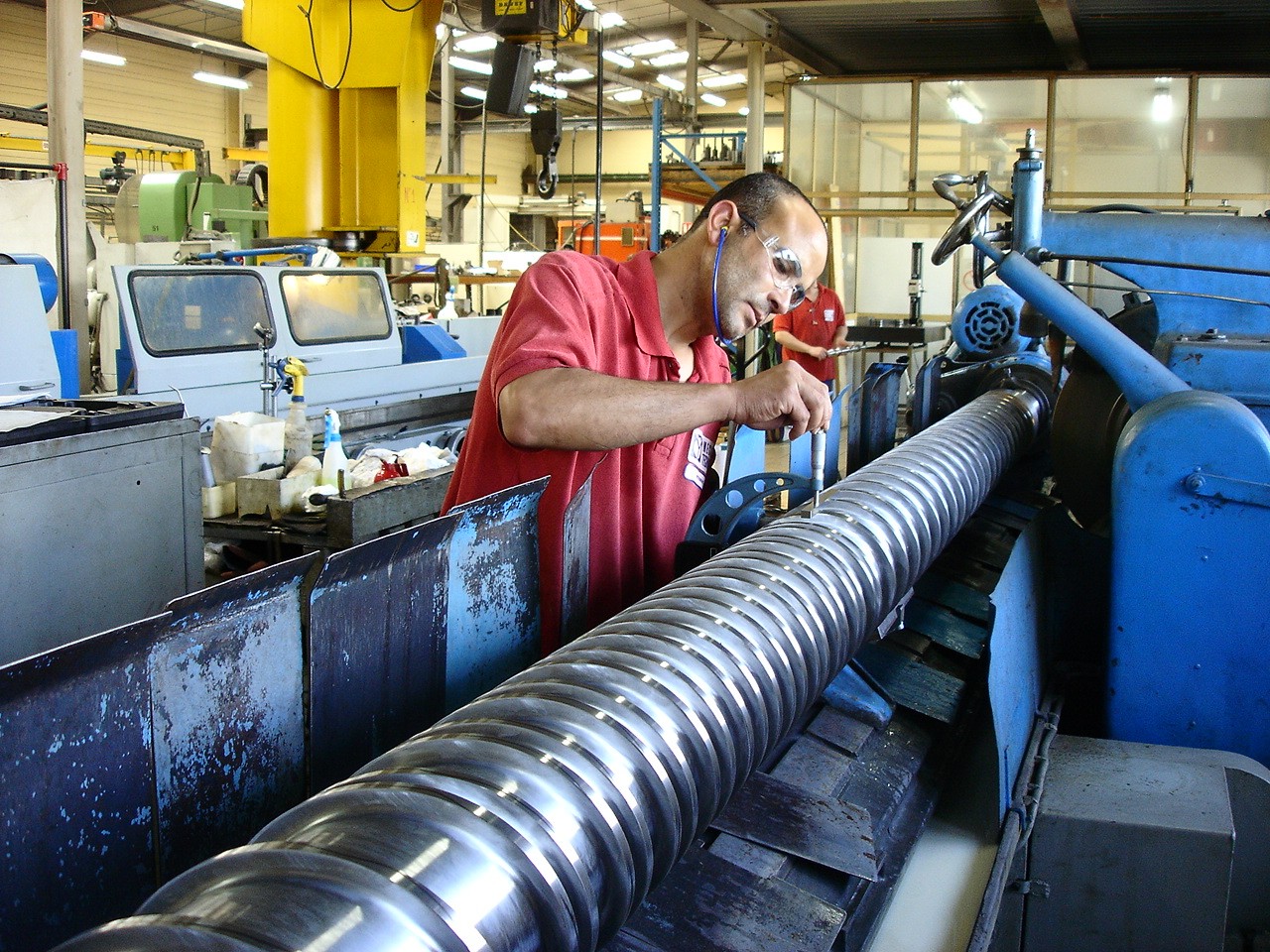 Extrusion screws - Grinding